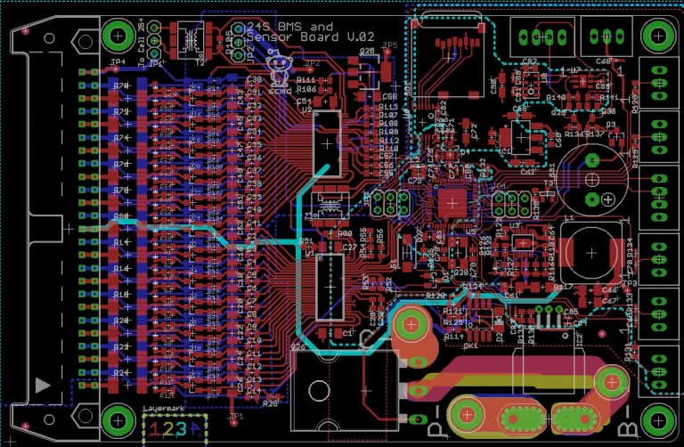 24S+ LTC6804 BMS with various Sensors and Logging Function | SCHMIBEN ...